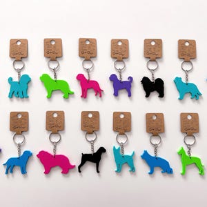Dog Keychains. Large Breeds. Great Dane Mastiff St. Bernard German ...