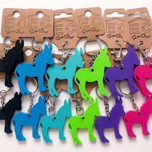 Donkey Keychain/clip. Livestock Keychain. Donkey. Mule. Donks. Jenny ...