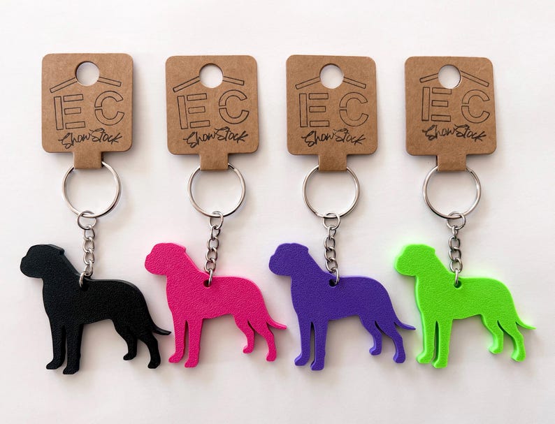 Dog Keychains. Large Breeds. Great Dane Mastiff St. Bernard German ...