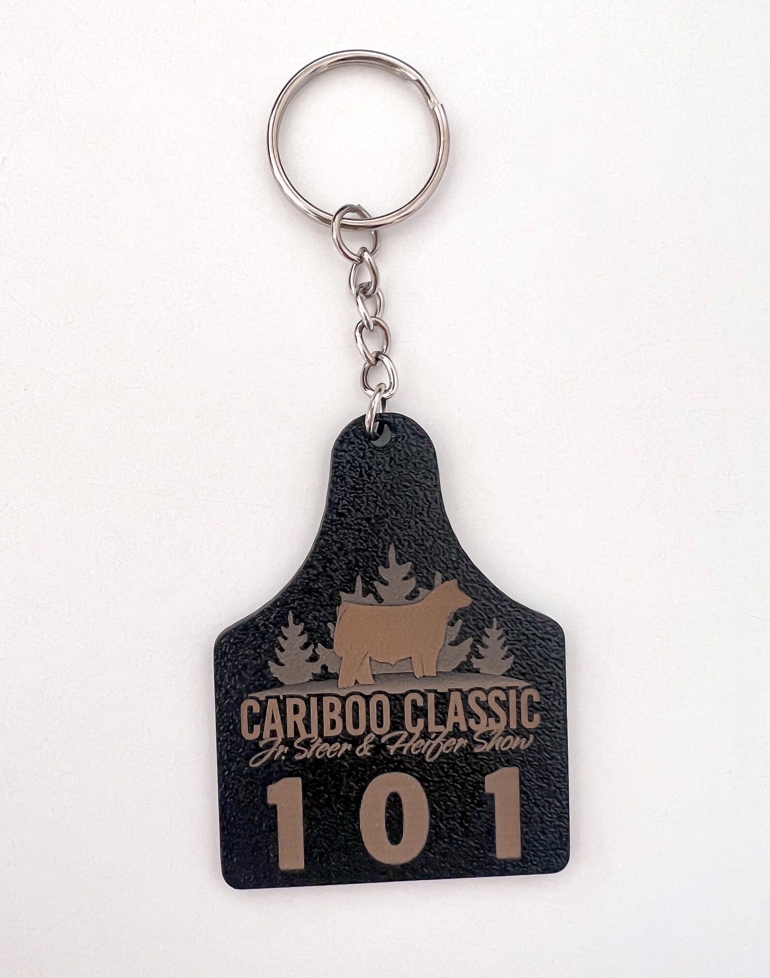 Ear Tag Keychain/clip. 4H Gift. Custom Keychain. Western Keychain ...