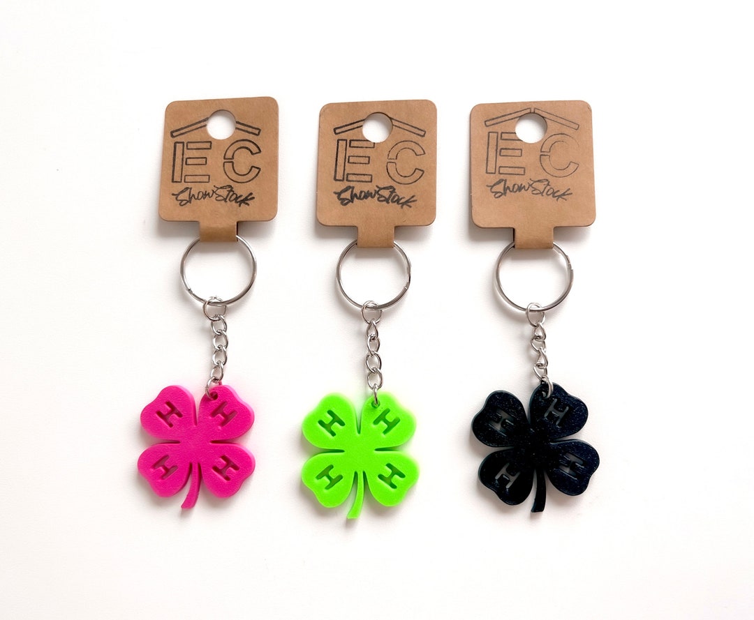 4-H Keychain. 3 Pack. Club Calf. Show Steer. Heifer. Show Sheep. Pig ...