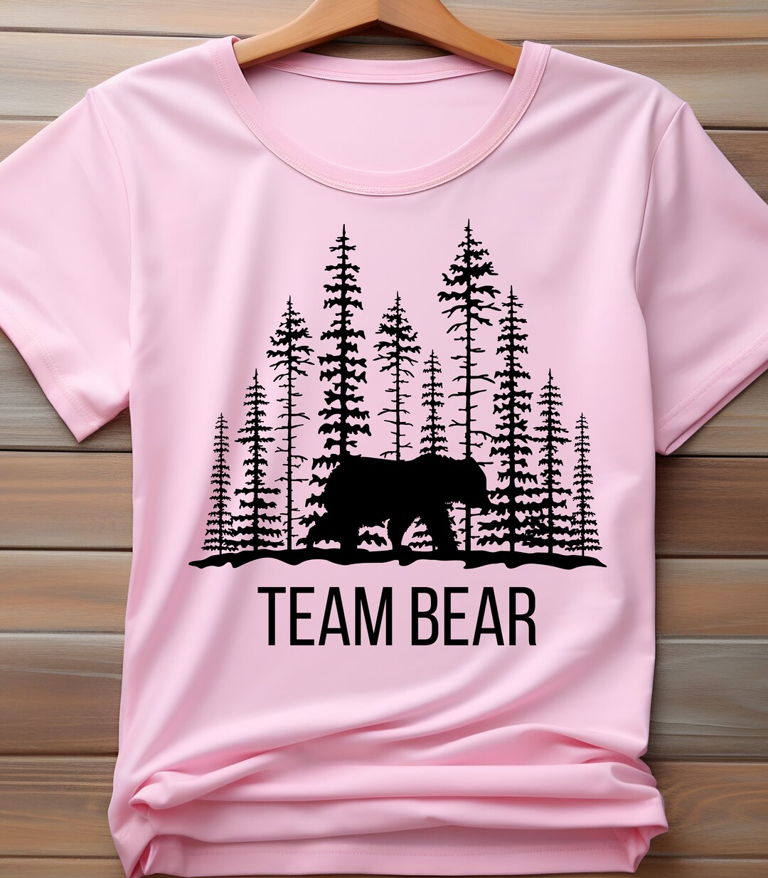 Team Bear Comfort Tshirt, Man Vs Bear, I Choose the Bear, Team Bear ...