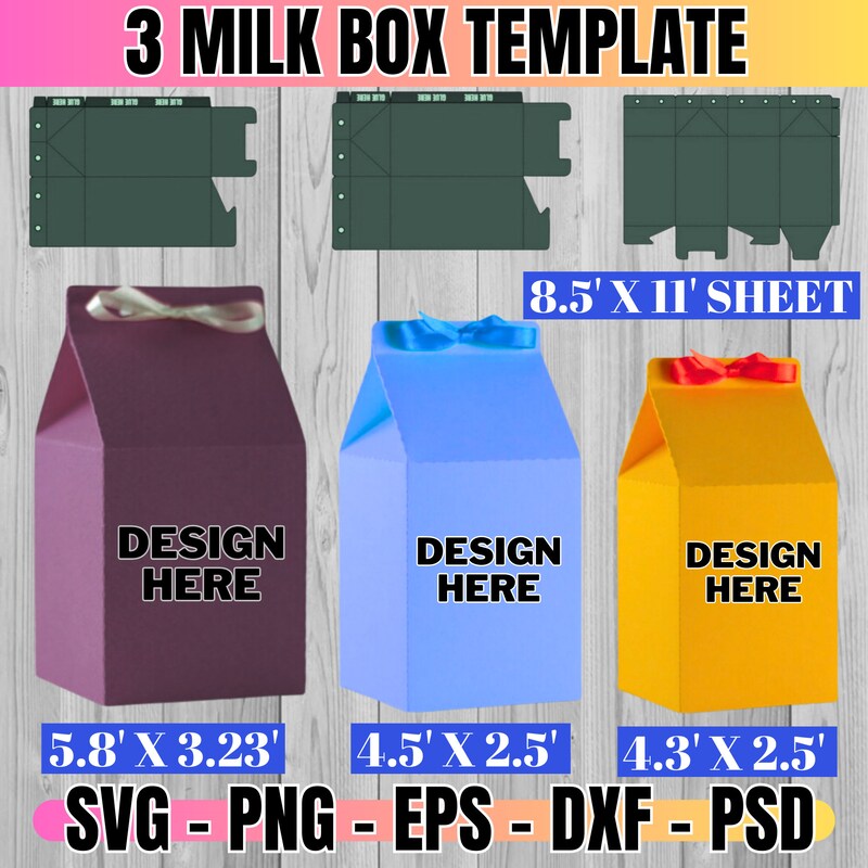 Milk Box - Etsy