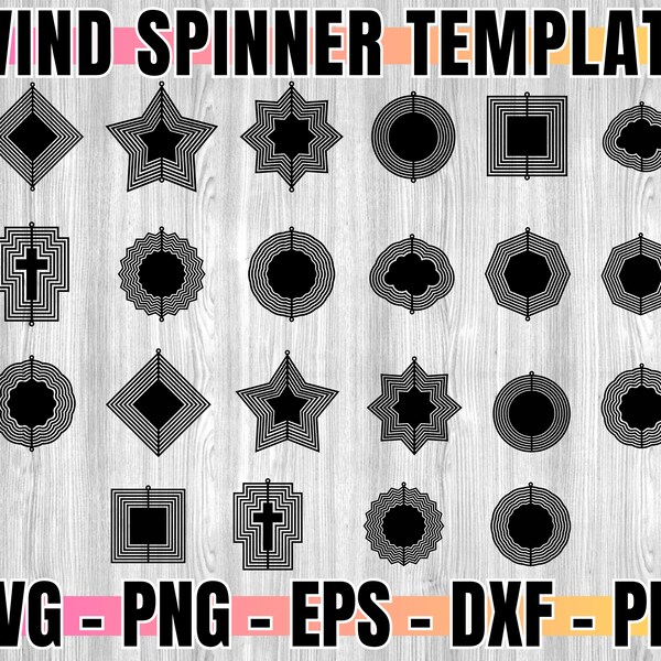 Wind Spinner Svg - Etsy