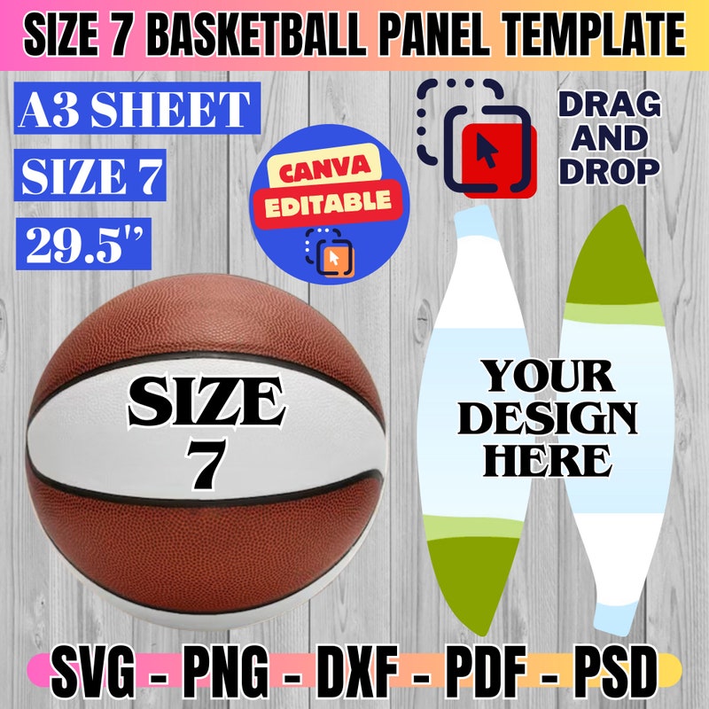 Basketball Templates - Etsy
