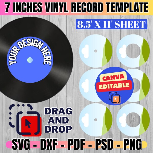 Vinyl Record Labels - Etsy