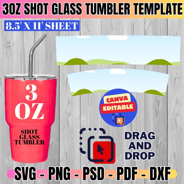Uno Shot Glass Svg - Etsy