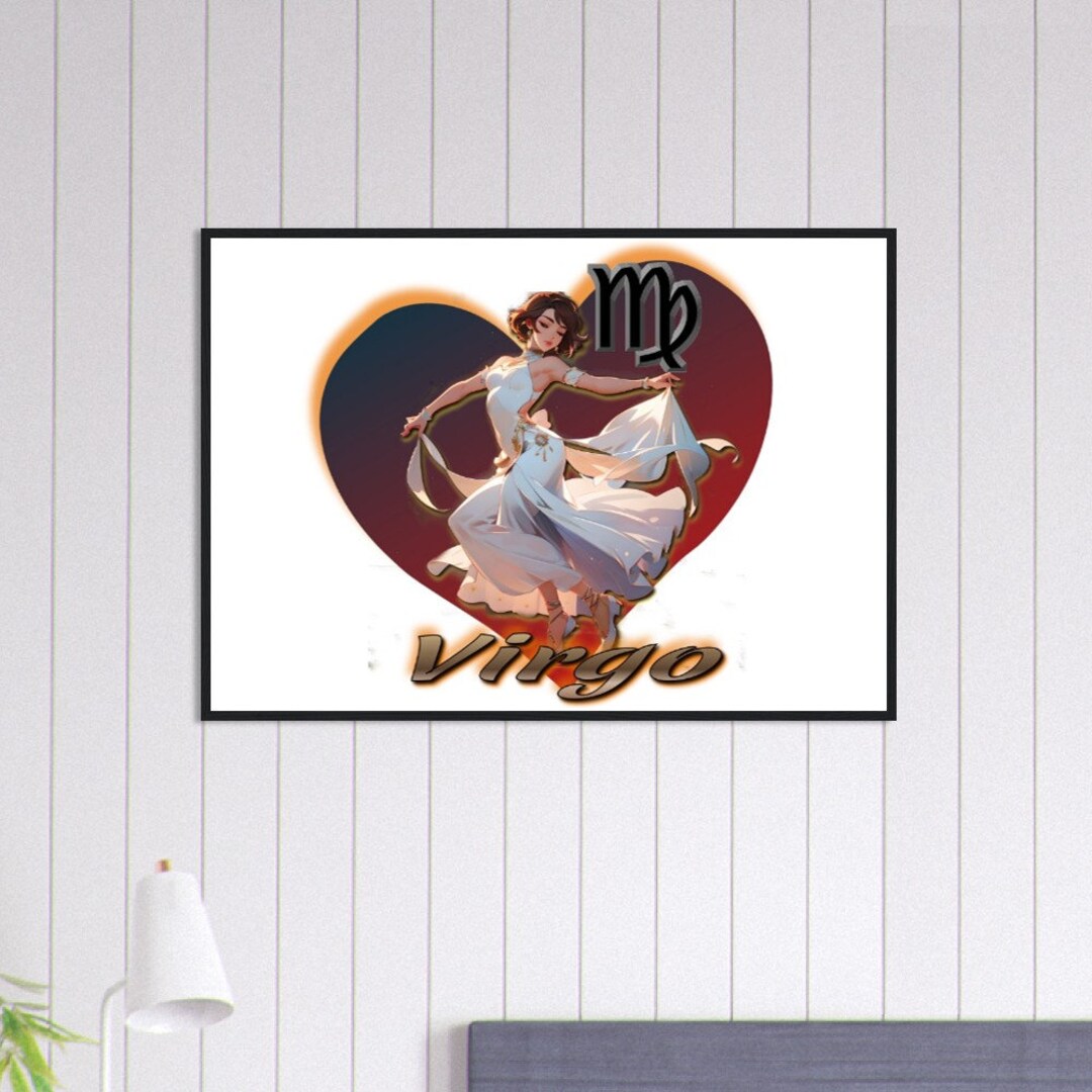 Virgo Original Design on Premium Matte Paper Wooden Framed Poster - Etsy