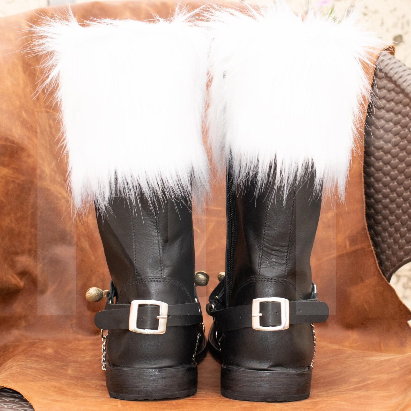 Customizable Santa Claus Boot for Adult and Kids With Jingle Bells ...