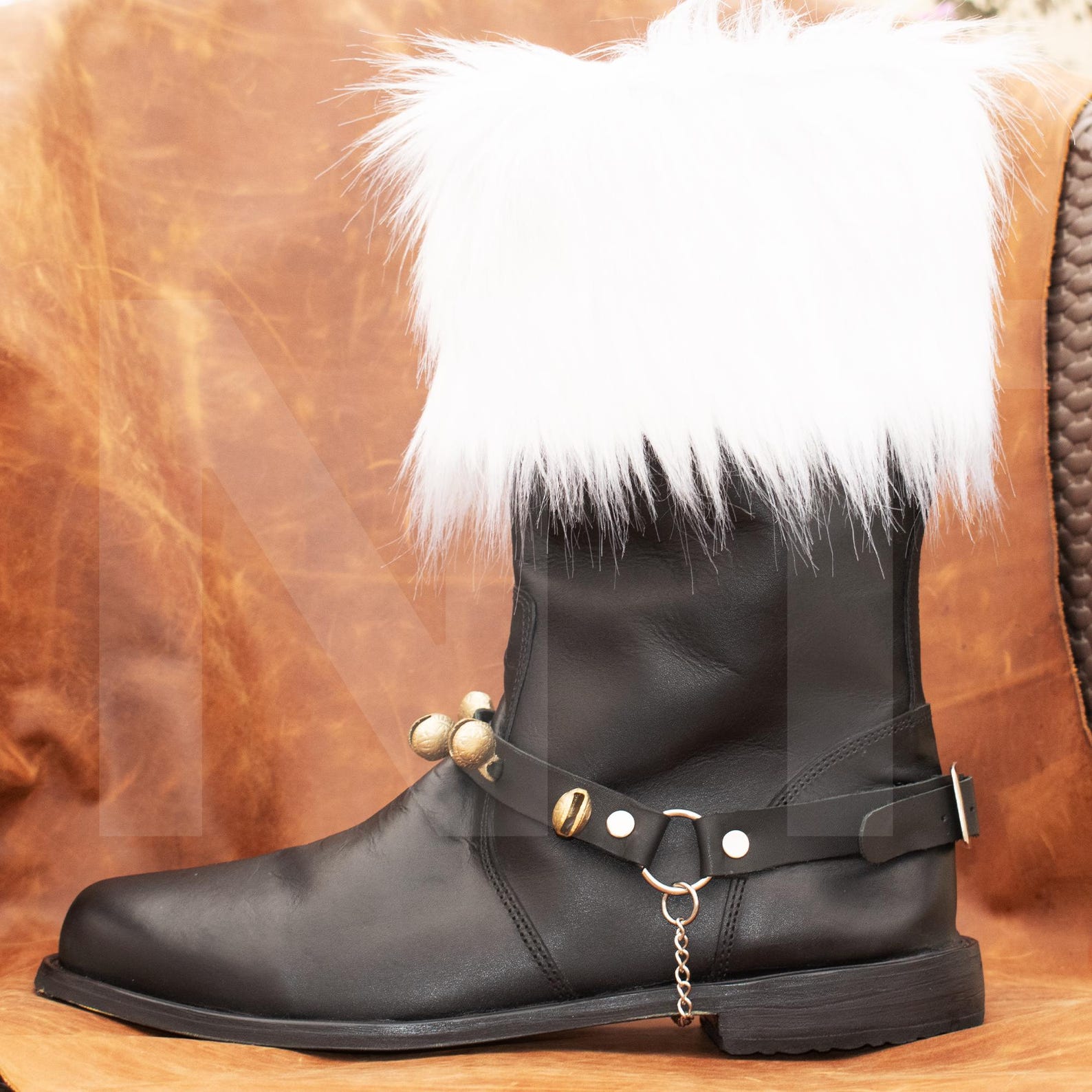 Customizable Santa Claus Boot for Adult and Kids With Jingle Bells ...