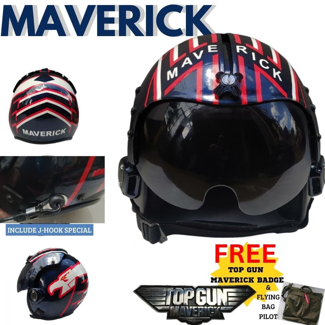 HGU-33 Top Gun Maverick Fighter Pilot Helmet size: Xl-xxl Exclusive ...