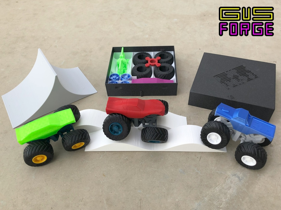 MONSTER TRUCKS and Accessories Complete Set - STL Files for 3d Printing ...