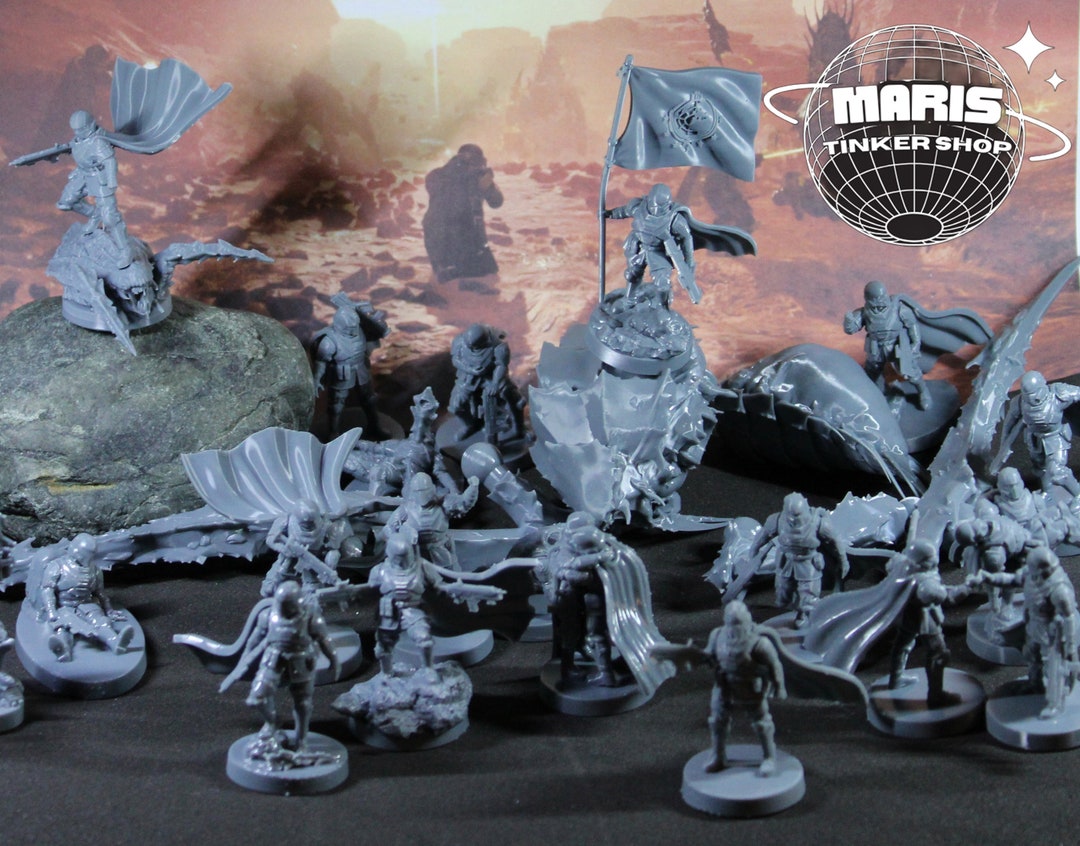 Helldivers 2 Figures. Tabletop Figures Suitable for Wargaming. Scale 1/ ...