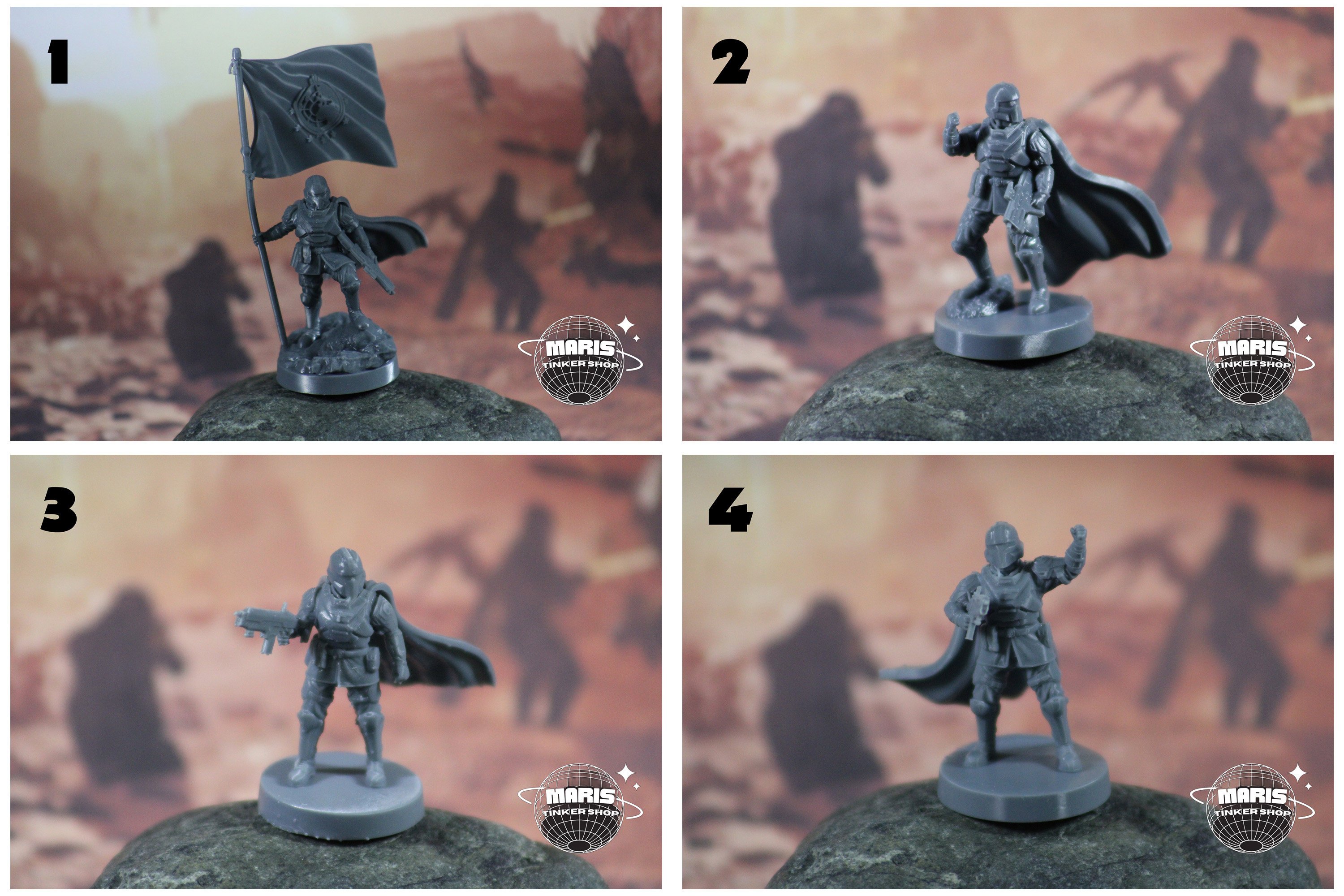 Helldivers 2 Figures. Tabletop Figures Suitable for Wargaming. Scale 1/ ...
