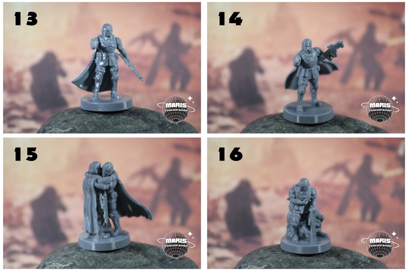 Helldivers 2 Figures. Tabletop Figures Suitable for Wargaming. Scale 1/ ...