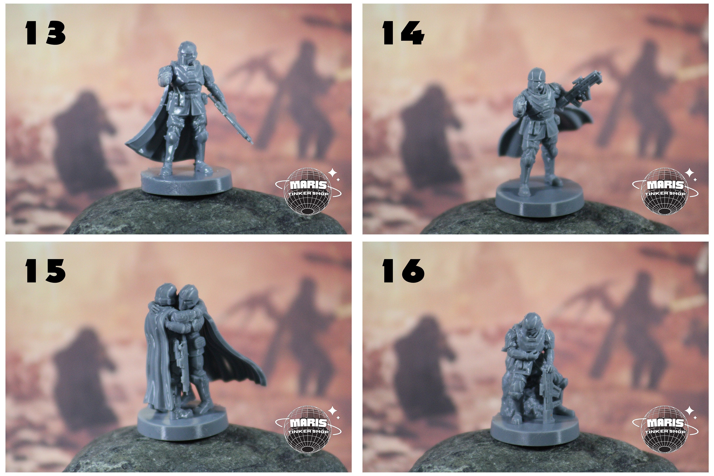 Helldivers 2 Figures. Tabletop Figures Suitable for Wargaming. Scale 1/ ...