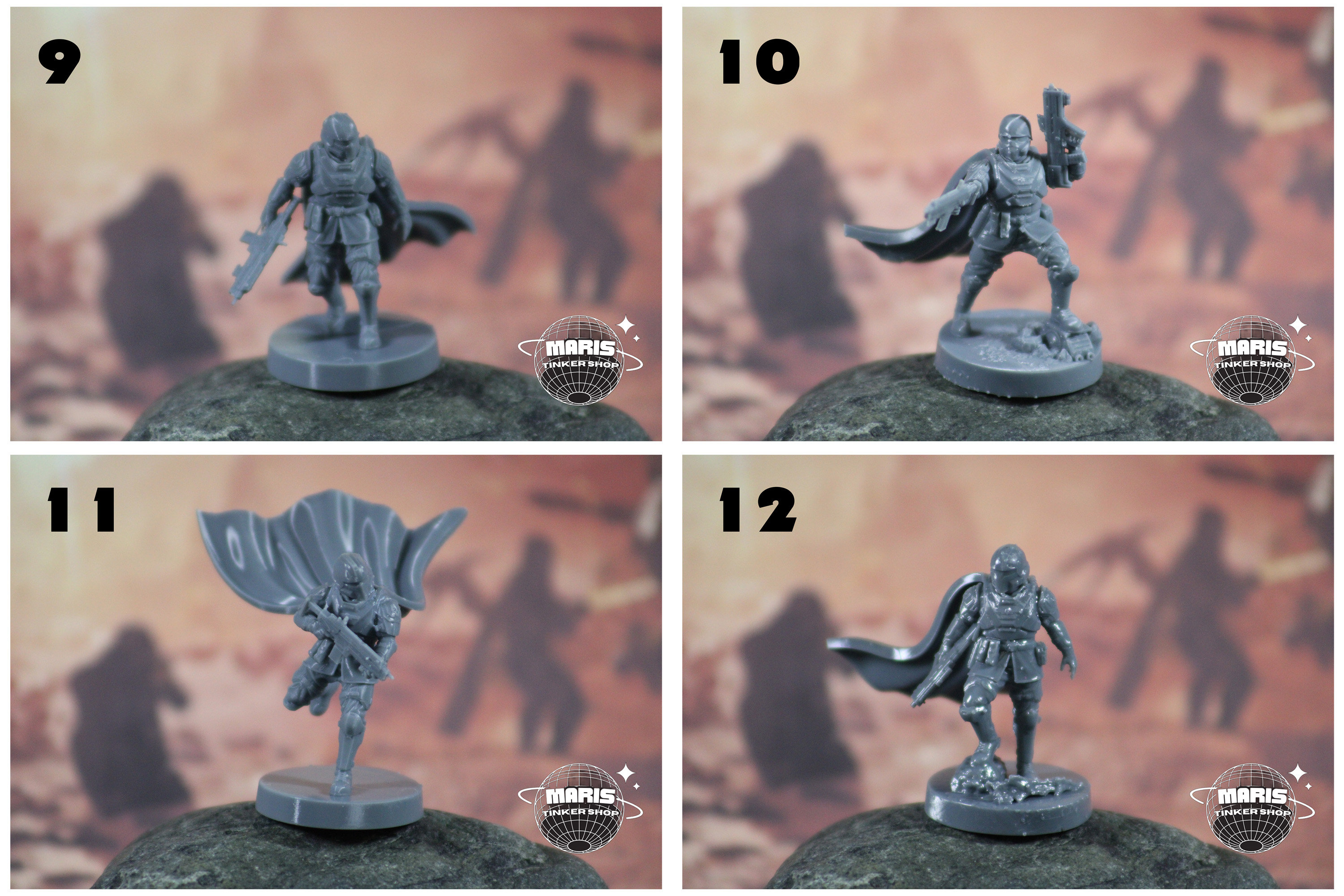 Helldivers 2 Figures. Tabletop Figures Suitable for Wargaming. Scale 1/ ...