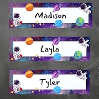 Student Desk Name Labels, Editable Classroom Printables, Student Name ...