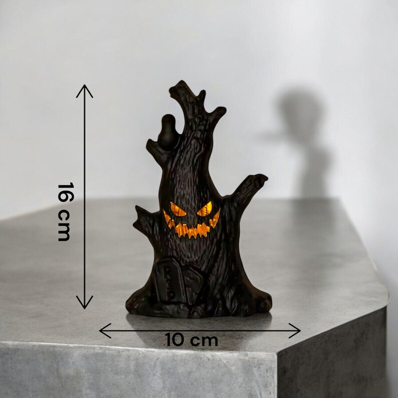 LED Ghost Tree Lights Halloween Glow Decorations Spooky Atmosphere for ...