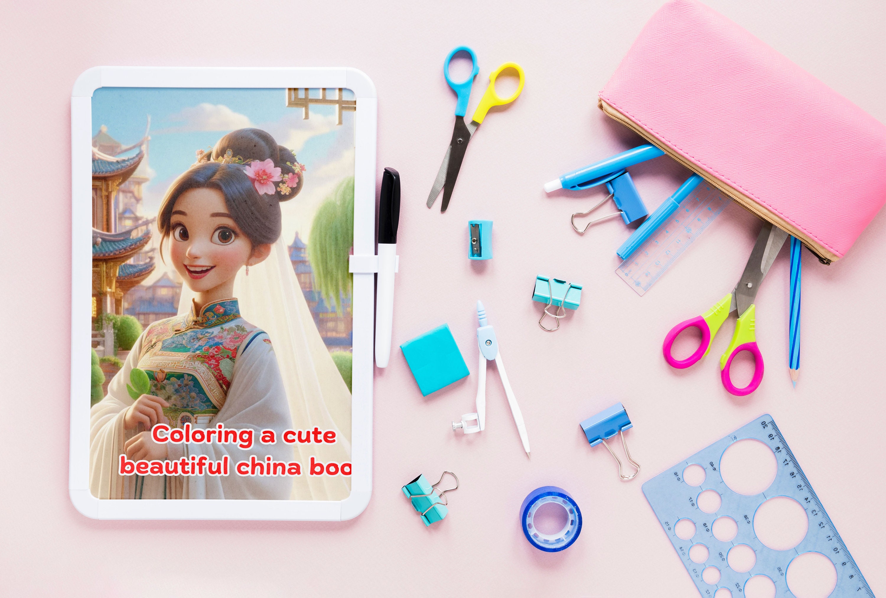 Beautiful China Coloring Book for Kids : - Kids Coloring Pages, Easy to ...