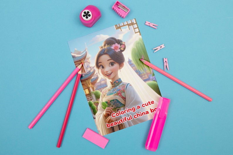 Beautiful China Coloring Book for Kids : Kids Coloring Pages, Easy to ...