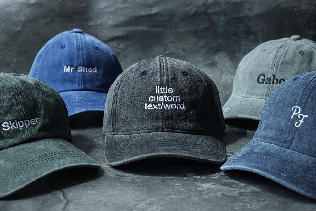 Personalized Embroidered Cap With Name and Logo, Custom Bridesmaid Cap ...