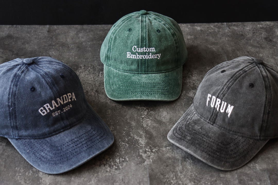 Personalized Cap With Your Own Logo,custom Embroidered Bridesmaid Cap ...