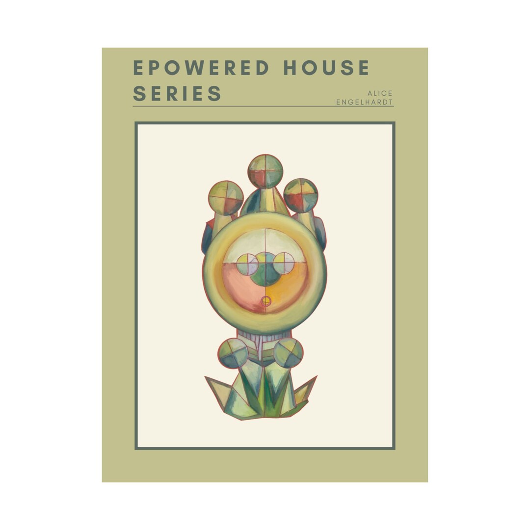 Empowered House Series Green Border Matte Vertical Posters Print ...
