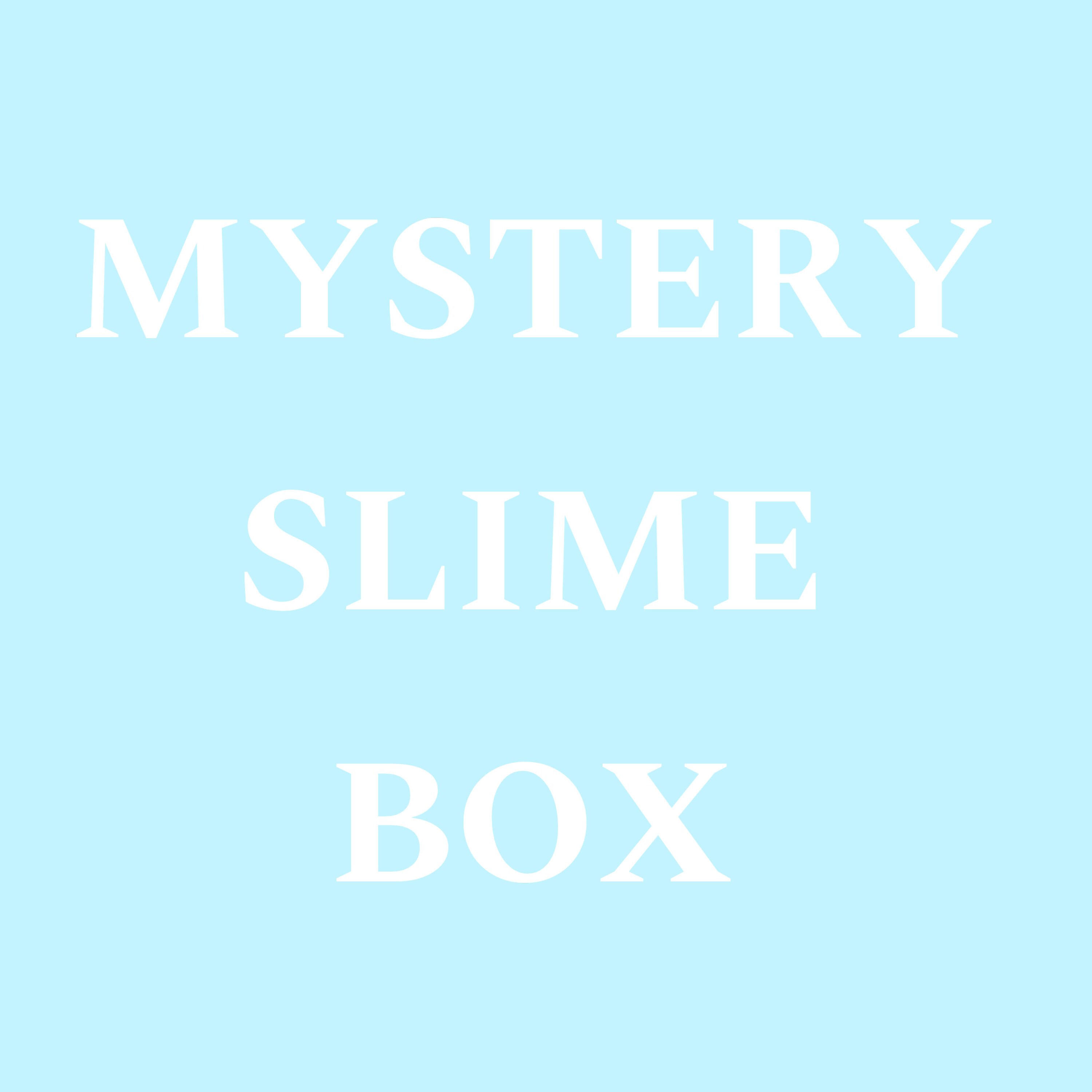 Mystery Slime Box 2-3 Slimes - Etsy