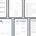 Printable Daily Calendar Pages: Digital Planner Templates (PDF) - Etsy