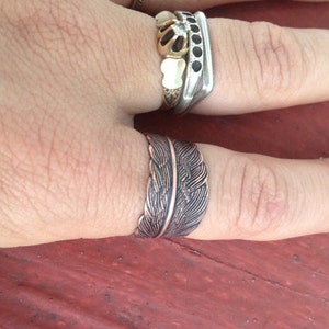 Feather Ring - Brass, Copper, (silver & Dark Bronze OUT OF STOCK ...