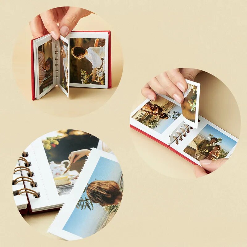 Mini Photo Album With 40 Photos, Custom Photo Album, Couple's Album ...