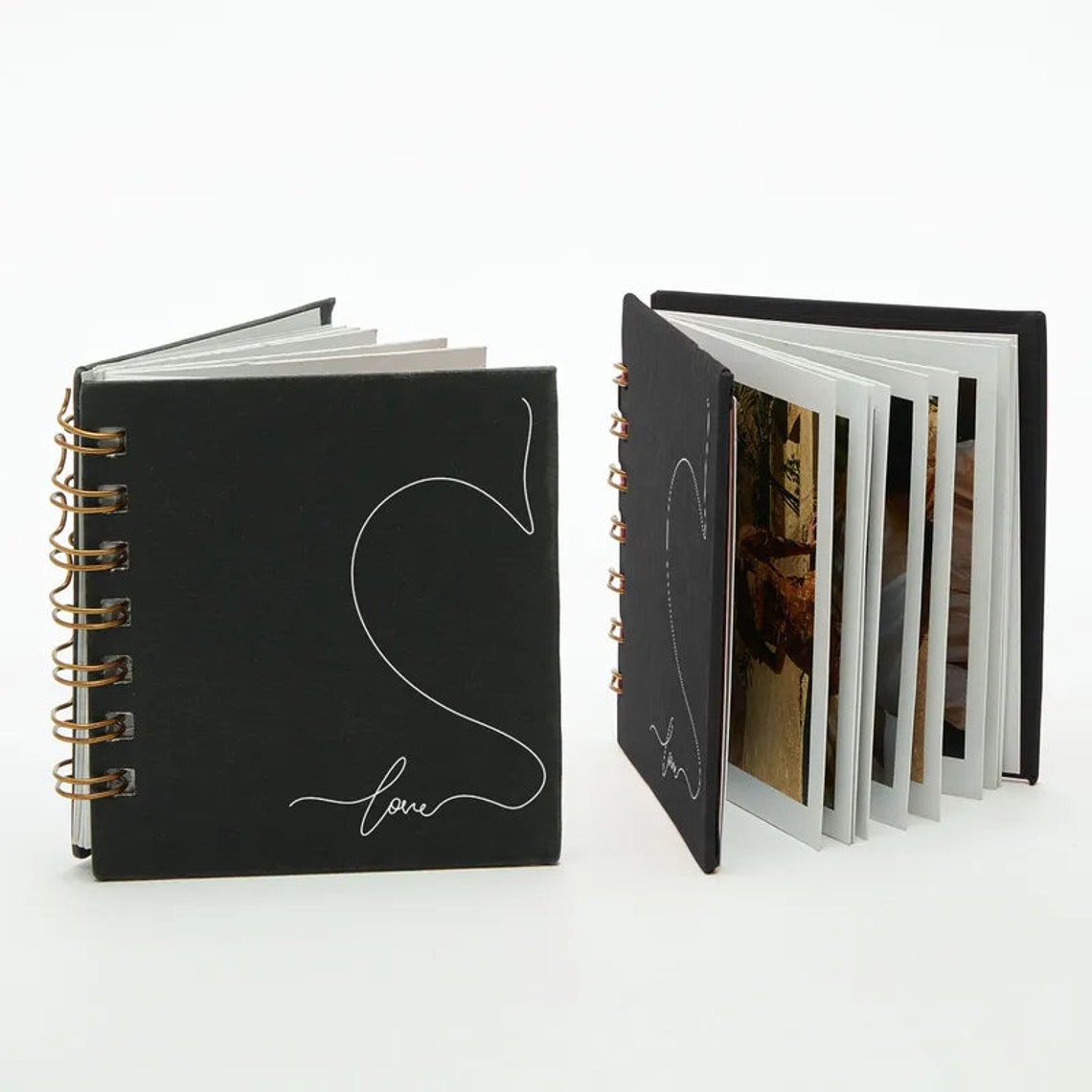 Mini Photo Album With 40 Photos, Custom Photo Album, Couple's Album ...