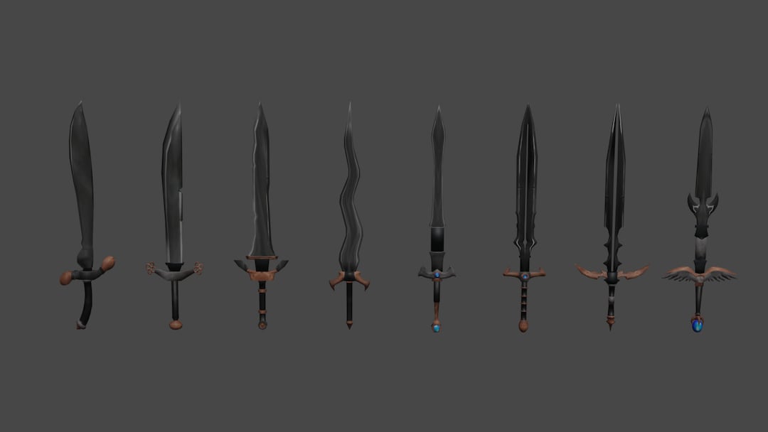 3d Blender, Procreative, 3d Sword, 3d Swords, Blender, 3d Weapon, 3d ...