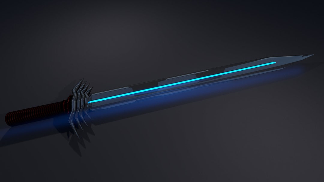 3D Sword Model, 3D Blender Model, 3D Sword, 3D Model - Etsy