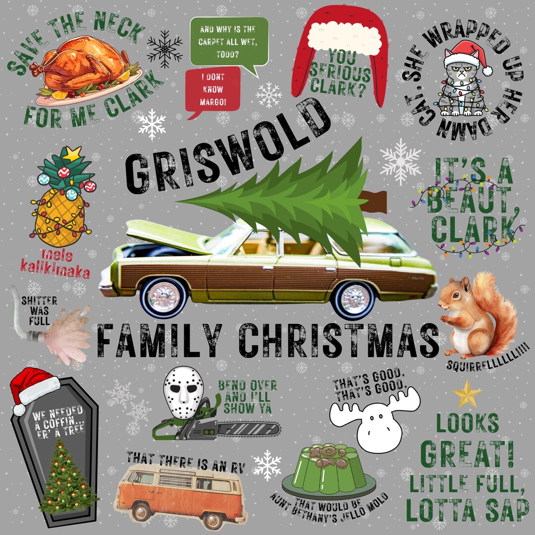 National Lampoon’s Christmas Vacation PNG | Funny Griswold Quotes ...