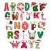 Christmas Alphabet PNG | Holiday Letters A-Z (digital Download) - Etsy