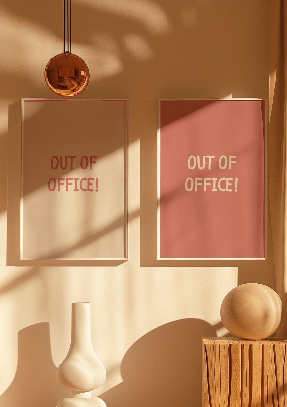 Out of Office Print, Out of Office Poster, Out of Office, Holidays ...