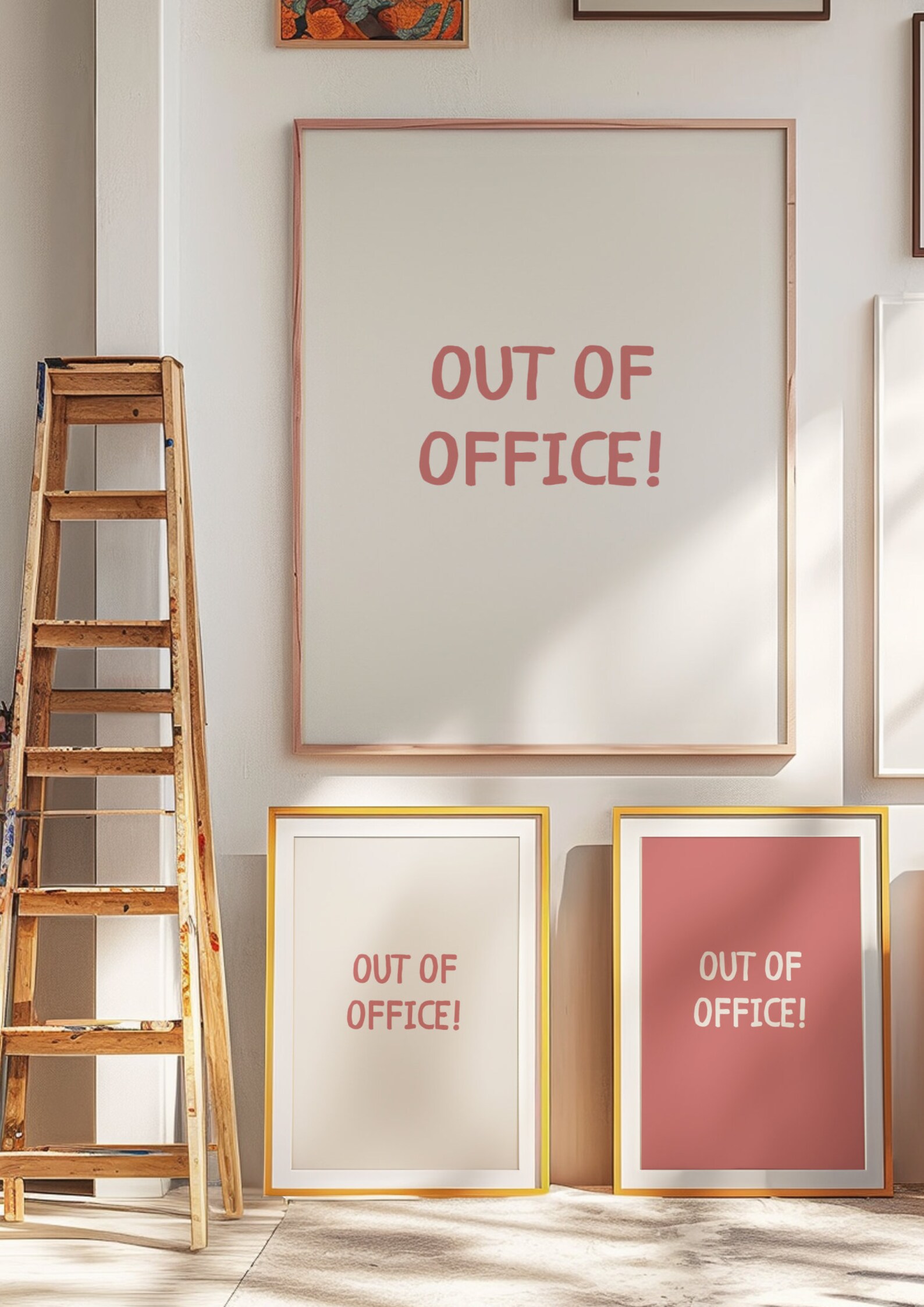 Out of Office Print, Out of Office Poster, Out of Office, Holidays ...