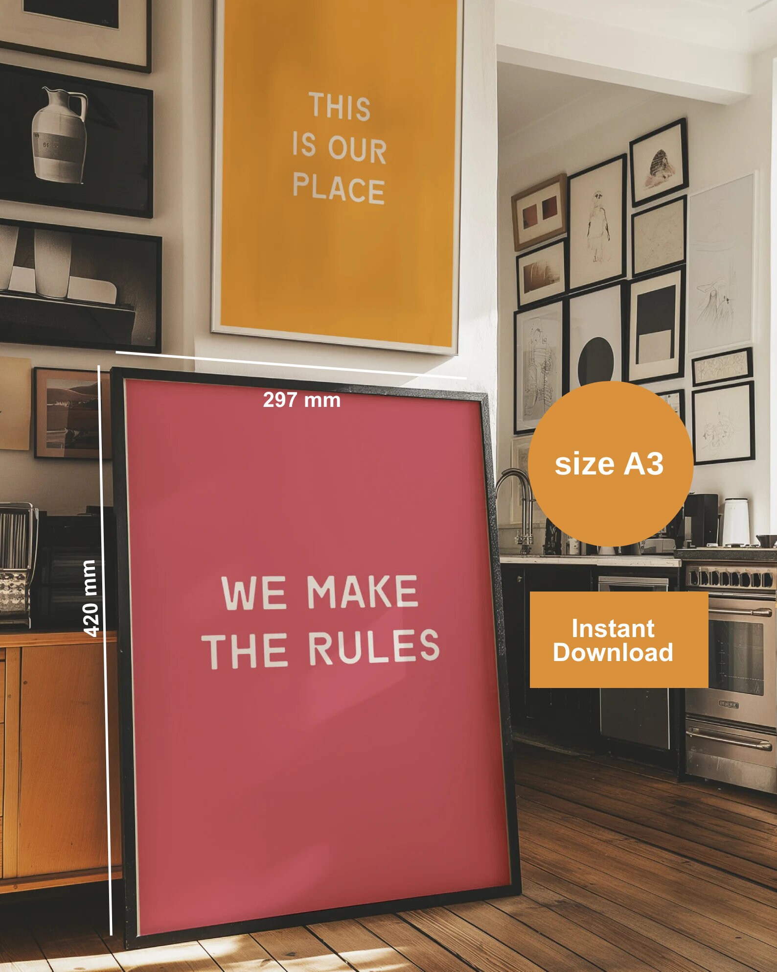 Our Place Print, Our Place Poster, This is Our Place Sign Wall Art ...