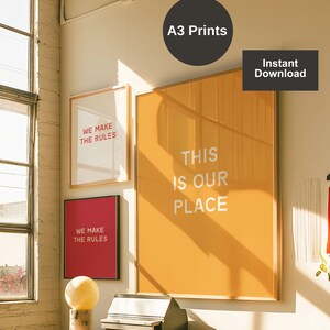 Our Place Print, Our Place Poster, This is Our Place Sign Wall Art ...