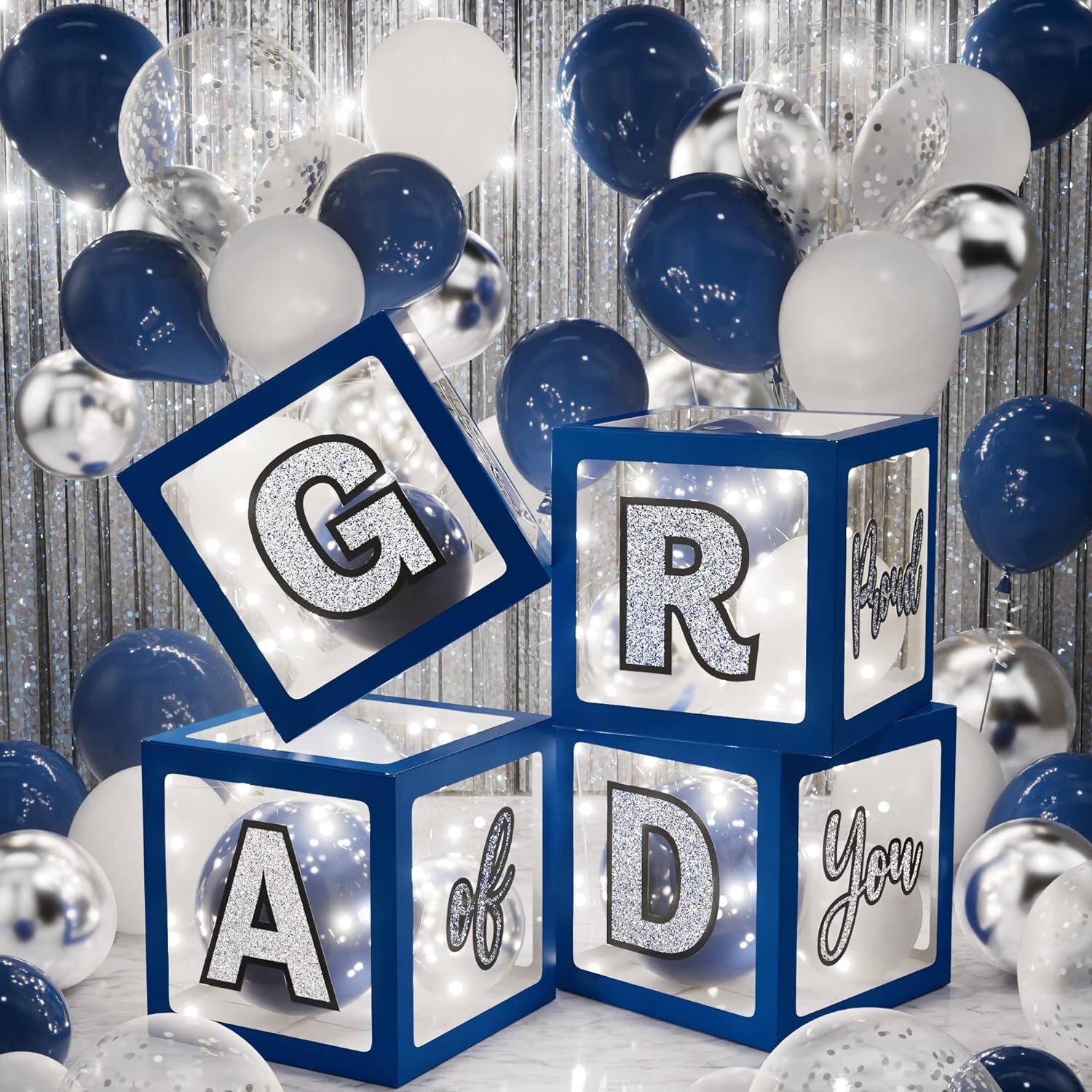 Graduation Party Decorations Class of 2024 Party Supplies LED Light ...