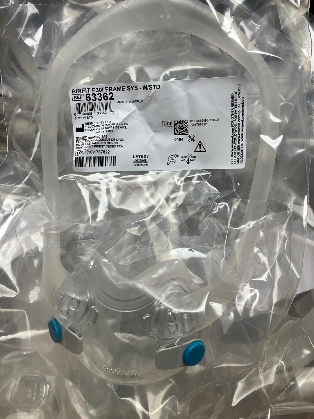 Resmed Airfit F30i Standard Frame With Wide Cushion - Etsy Canada