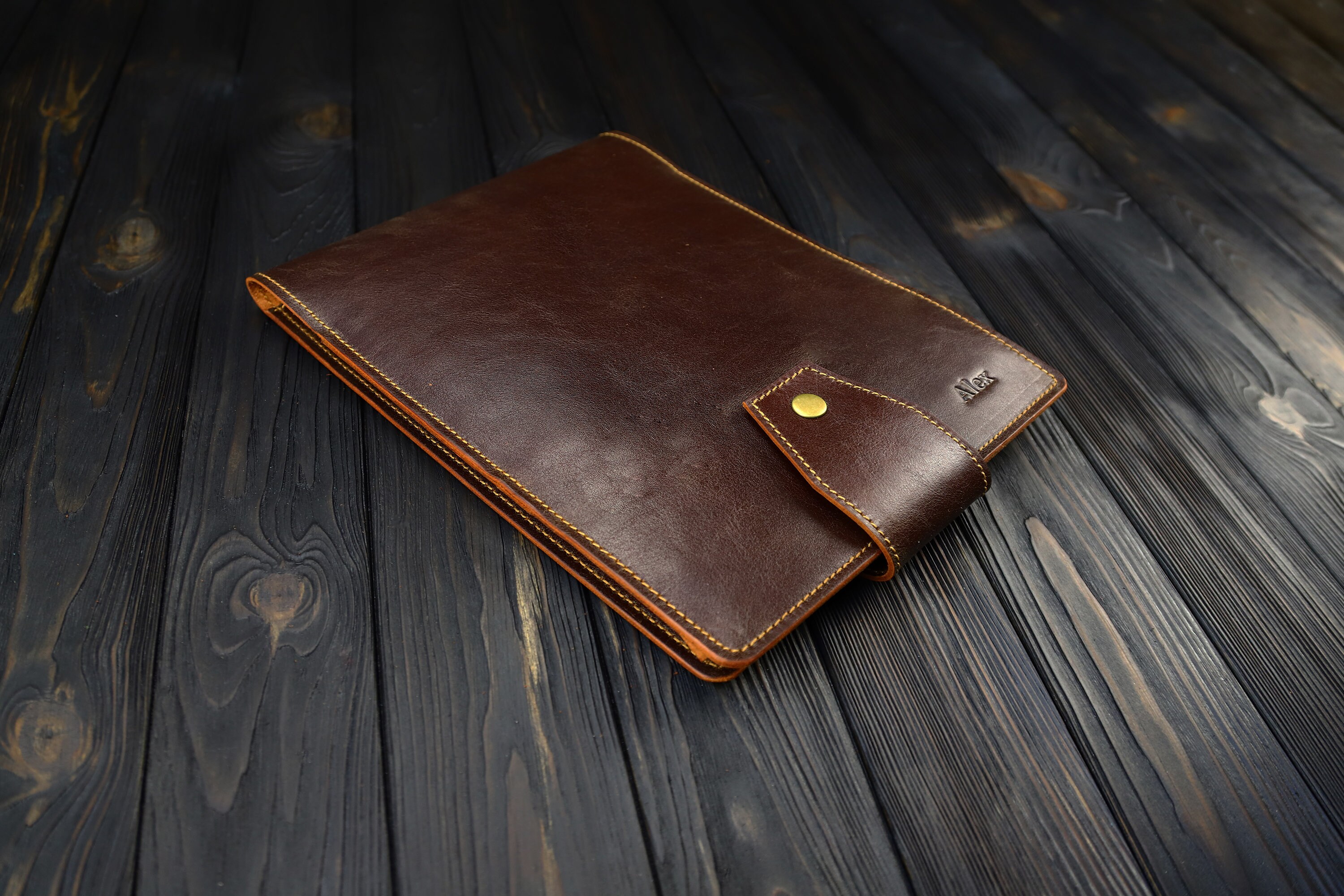 Custom Leather A4 Sketchbook Cover,personalized Leather Sketchbook ...