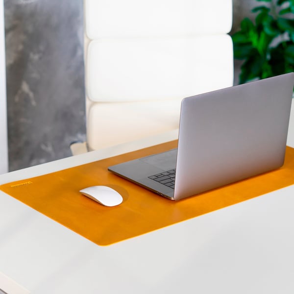 Green Leather Desk Accessories - Etsy