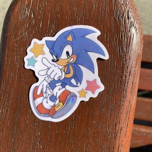 Sonic Holographic Stickers - Etsy