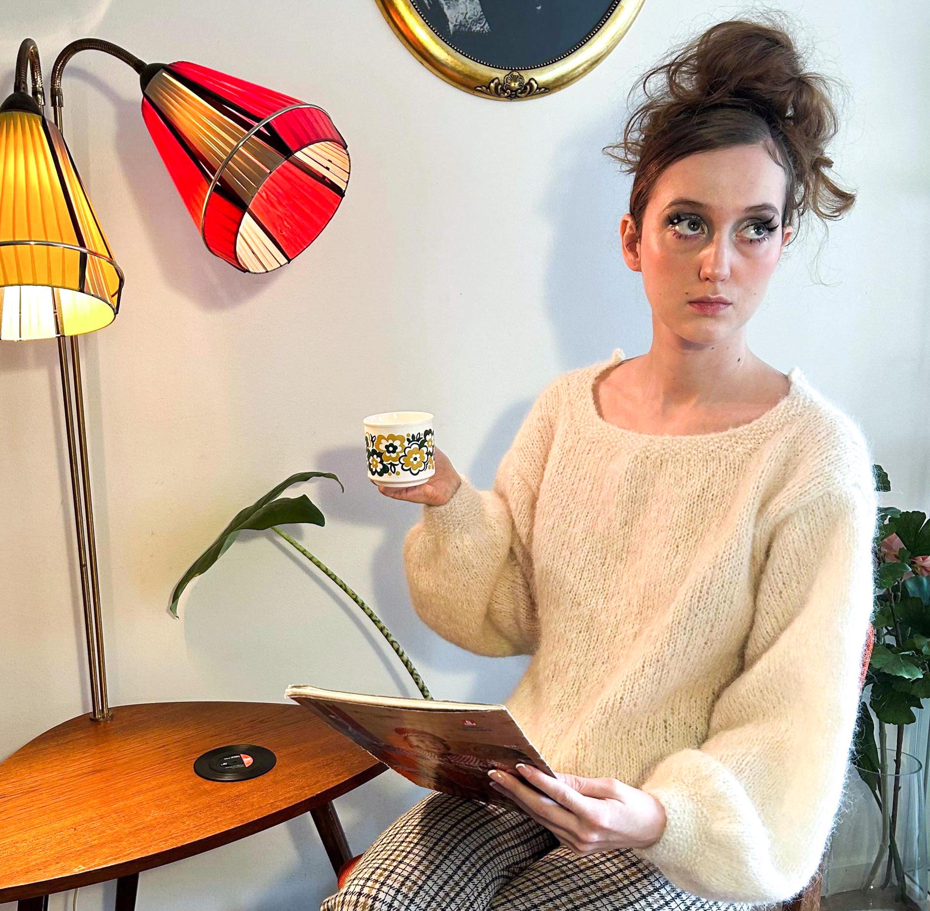 Sweater Knitting Pattern - Open Back Sweater - Easy Oversized Knit ...