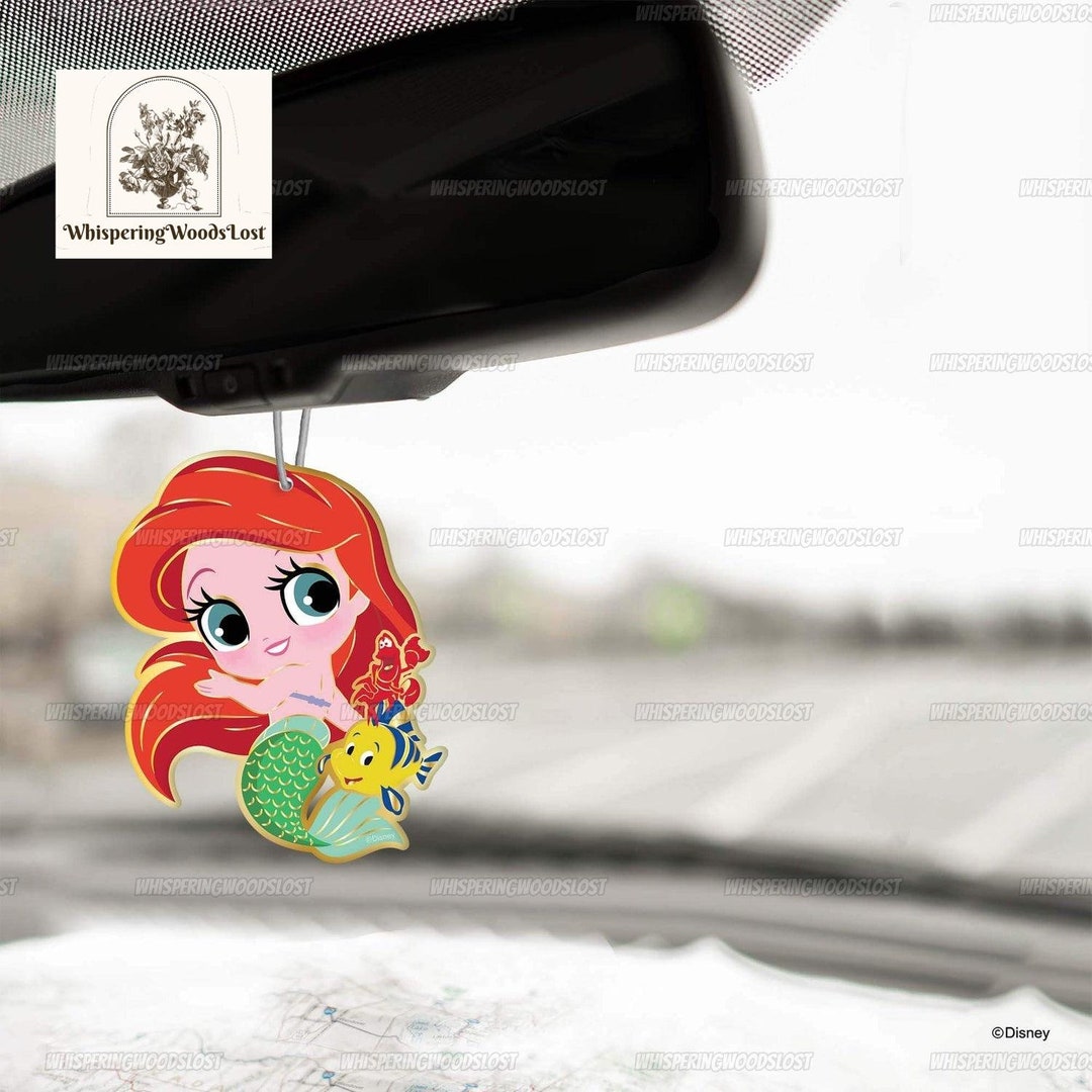 Car Air Freshener Ariel Flounder & Sebastian, Ariel Little Mermaid ...