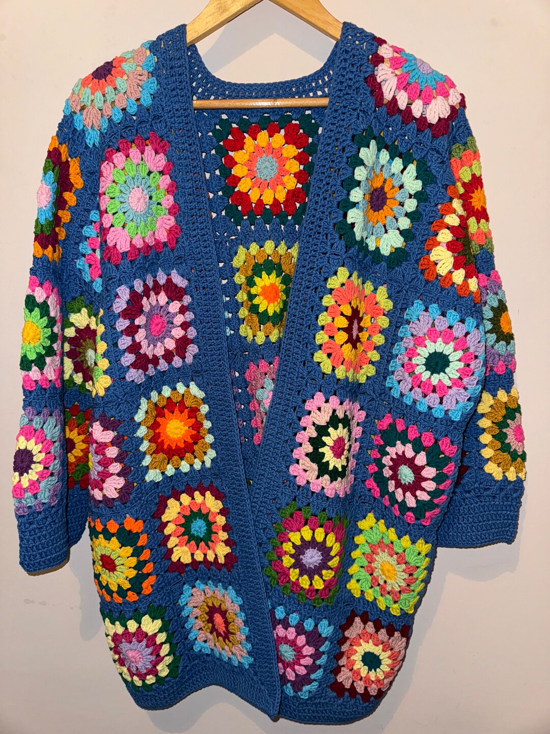 Crocheted Handmade Cardigan - Etsy
