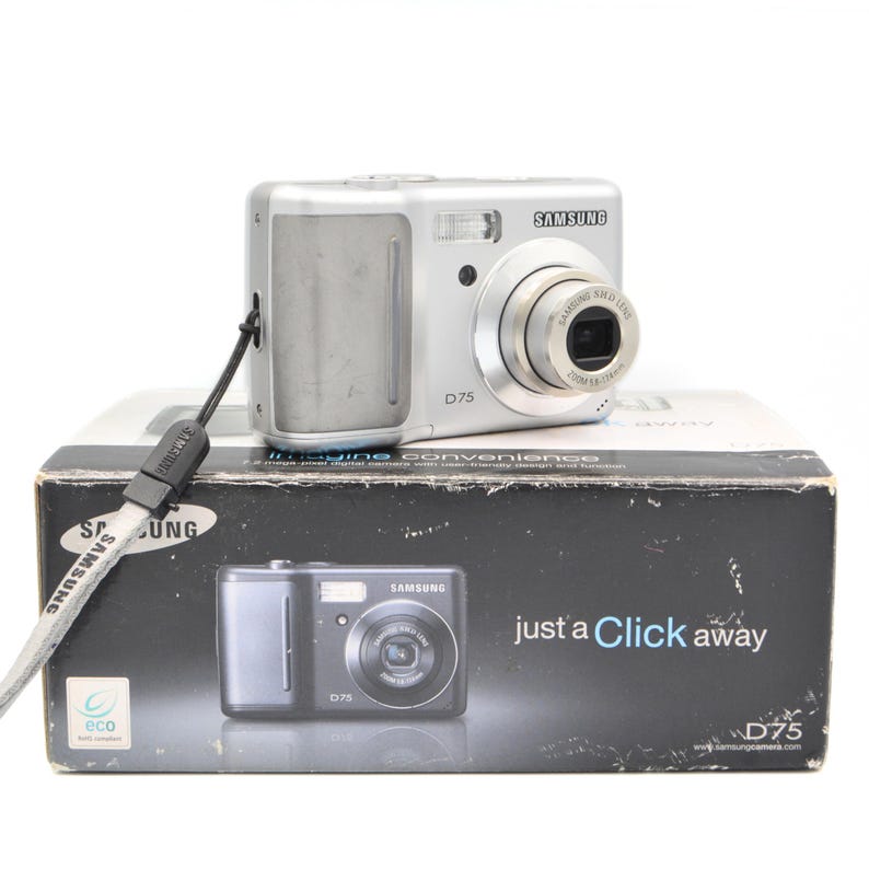 2000s Digital Camera Samsung D75 Samsung Digicam Y2K Compact Digital ...
